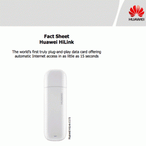 MWC2011 Huawei HiLink Modem E173 und E353 kurz vorgestellt